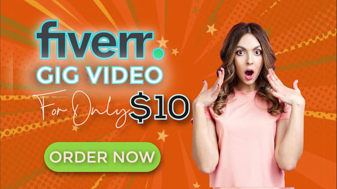 Create amazing fiverr gig video within 24 hours, video editing by ...