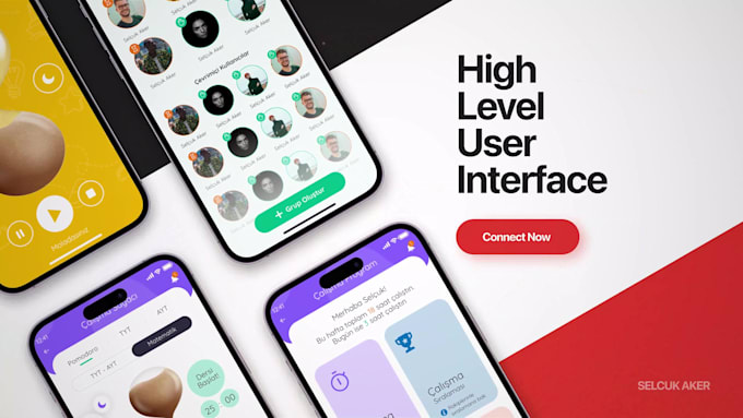 Create ui ux design for your web apps and mobile apps by Selcukakerr | Fiverr