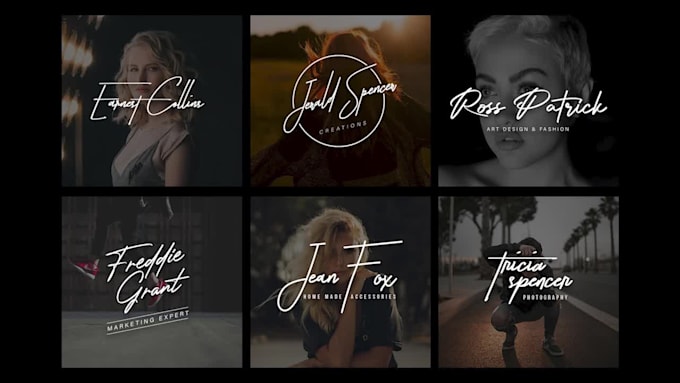 Design signature logo with free animation by Thisisctrla | Fiverr