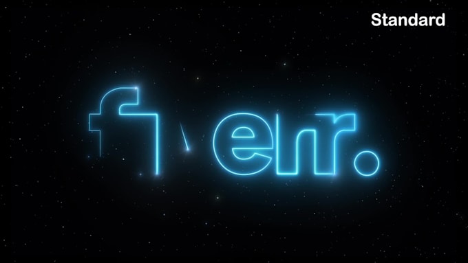 Make logo animation with flying stars in space by Anthonykarpenko | Fiverr