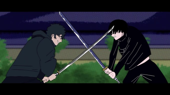 Make a 2d anime frame by frame anime for you by Yipcks | Fiverr