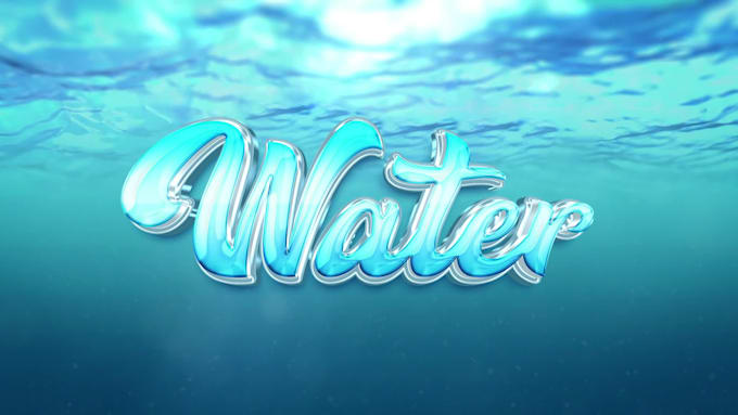 Create underwater water splash video intro for your logo by ...