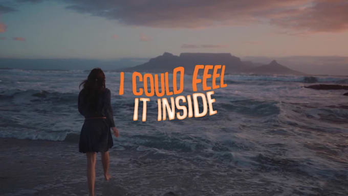 Create unique animated lyric music video for your song by Johanlyrics ...