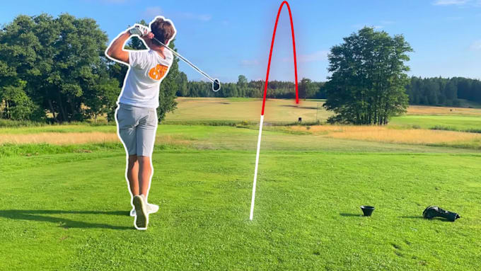 Edit your golf videos with handmade tracers and more by Bille653 | Fiverr