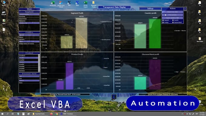 Develop excel vba special transparent data display by Excelmax | Fiverr