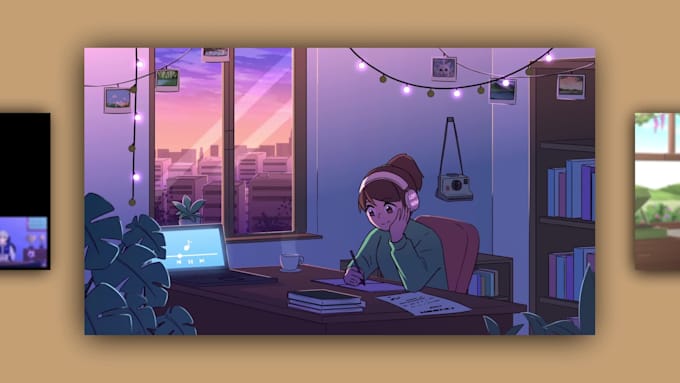 Create the lofi animation that you will relax in it by Fili_studio | Fiverr