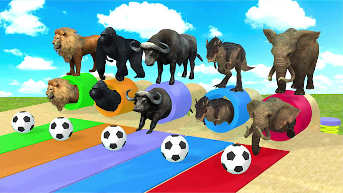 Make animal game animations by Wickybhai | Fiverr