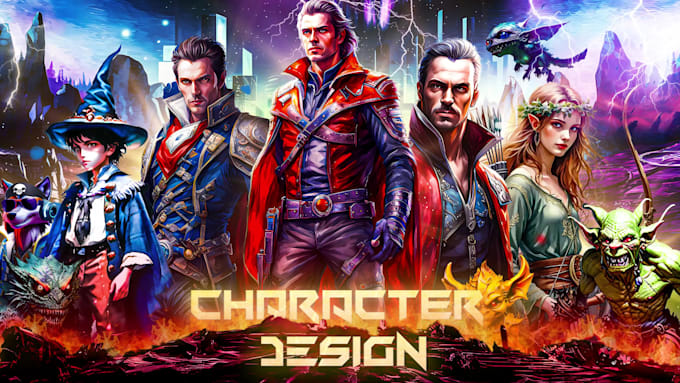 Create stunning artwork and unique character designs by Chameen_chamidu ...