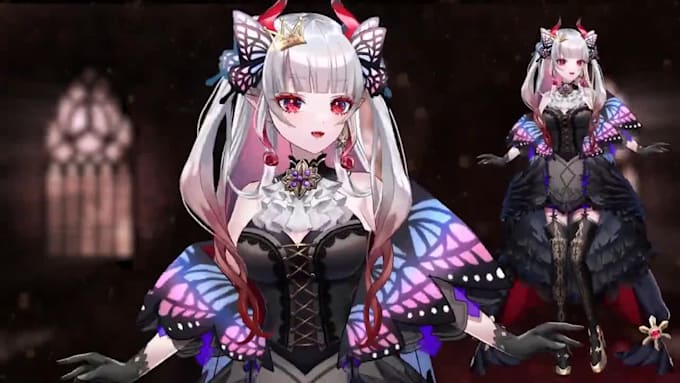 Draw live2d vtuber model rigging 2d vtuber live2d rig vtuber rigging ...