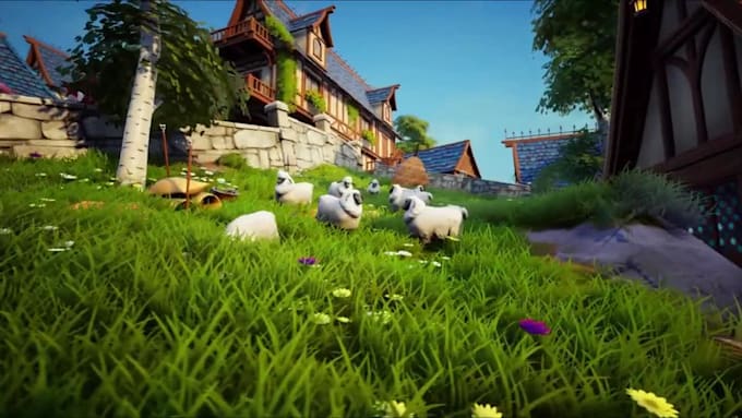 Unreal engine 5 stylized fantasy open world environment,medieval,3d ...