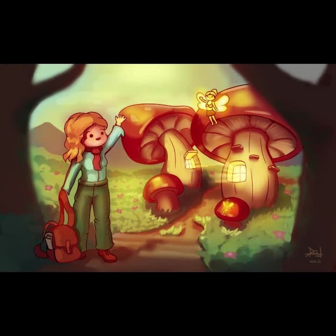 Draw cute stylized character illustrations by Deltaoxide | Fiverr