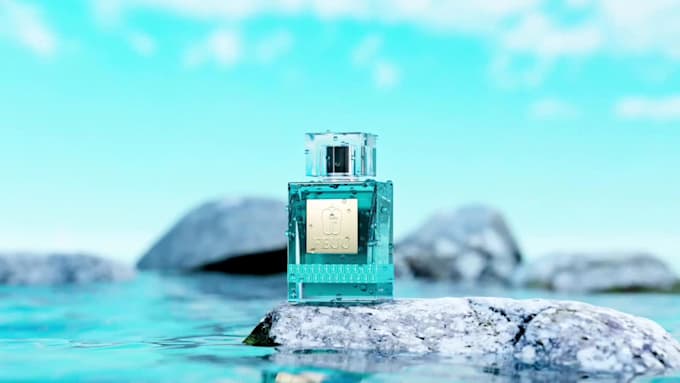 Create 3d perfume bottle, 3d fragrance, product rendering, 3d perfume ...