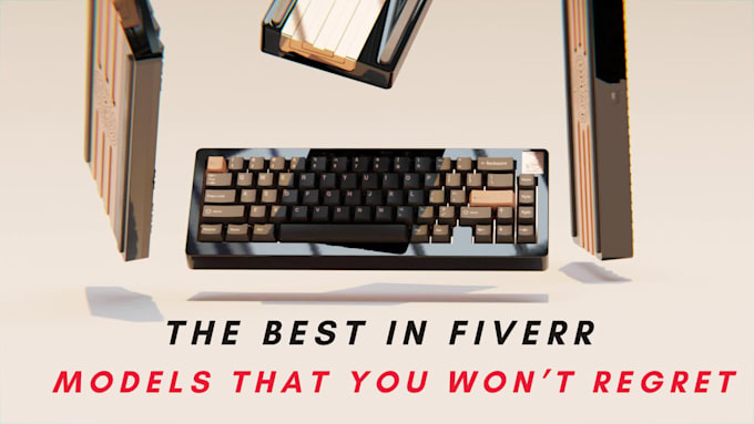 Create 3d models and product design in blender by Labibahmed01 | Fiverr