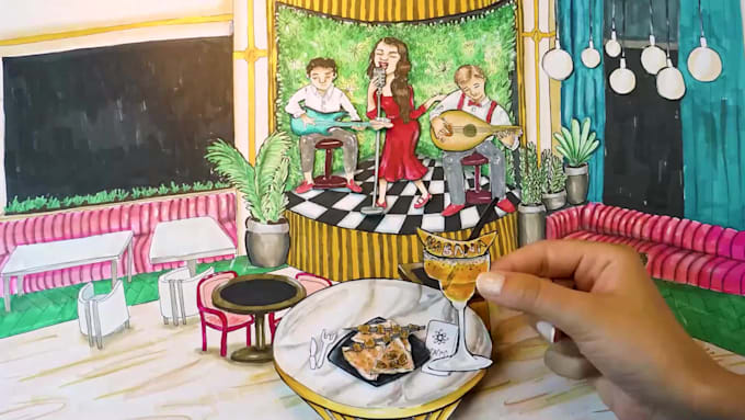 Create hand drawn stop motion animations by Colourmelike | Fiverr