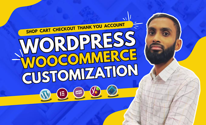 Design or customize wordpress woocommerce shop, cart, checkout, thank you pages by Cmskamran ...
