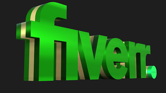 Do 3d creative professional rotating logo animation by Lemrigal | Fiverr