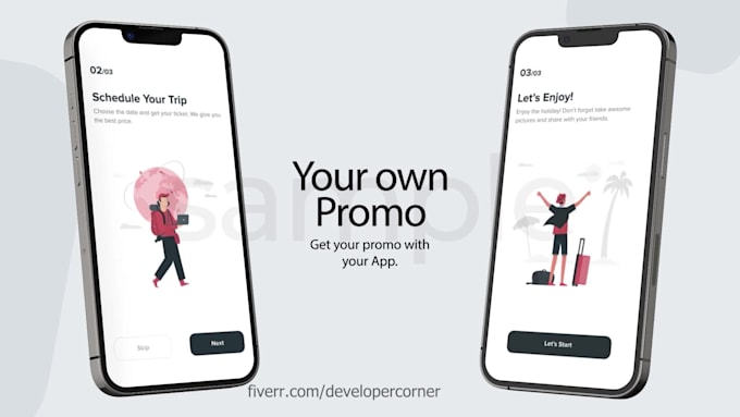 Create a stylish mobile app promo video by Developercorner | Fiverr