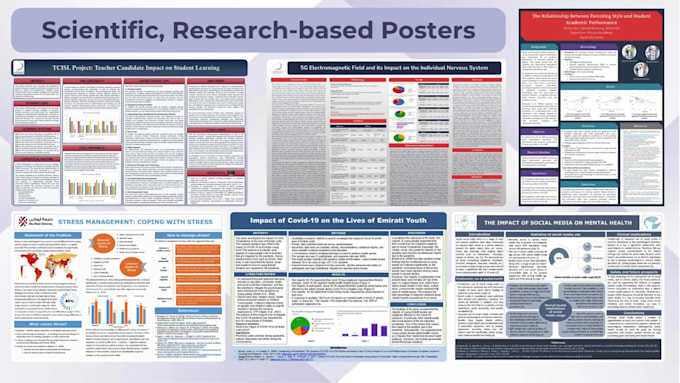 Design academic, research, conference poster, banner, flyer and handout ...