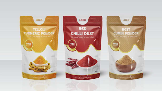 Design labels and packaging for stand up pouches, mylar bags, and ...