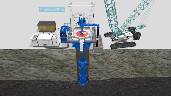 Create 3d oil and gas animation for drilling, refinery, and pipeline ...