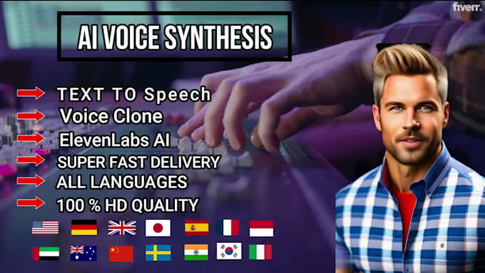 Do realistic text to speech using elevenlabs by Ayubproduction | Fiverr