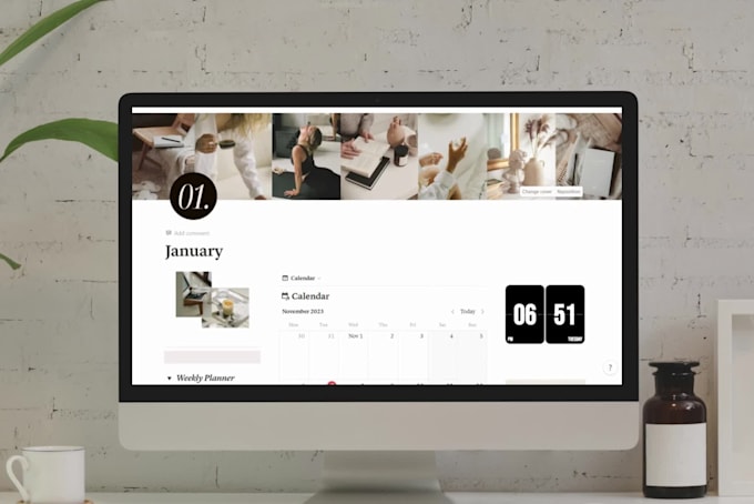 Make a custom notion template by Diana411 | Fiverr