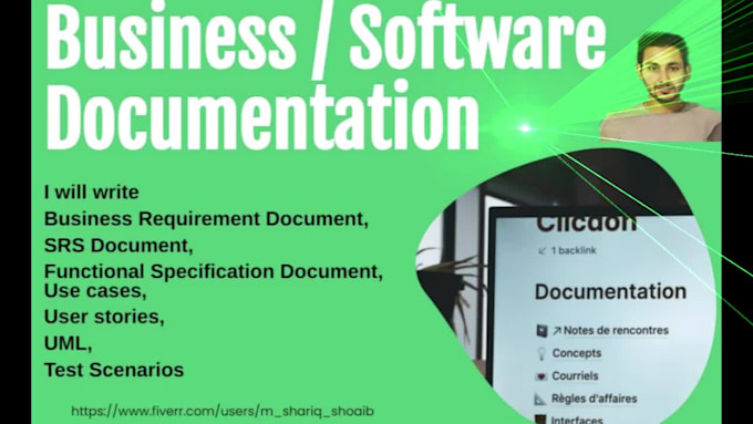 Write brd, srs, fsd, use cases, user stories by M_shariq_shoaib | Fiverr