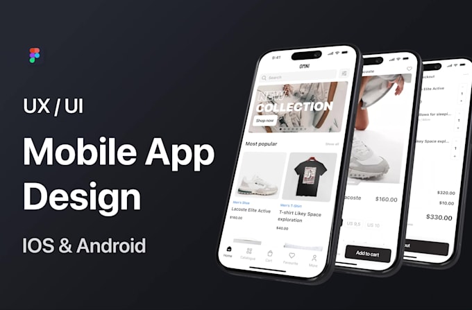 Design creative mobile app ui ux for ios and android by Olegnebesnyy | Fiverr