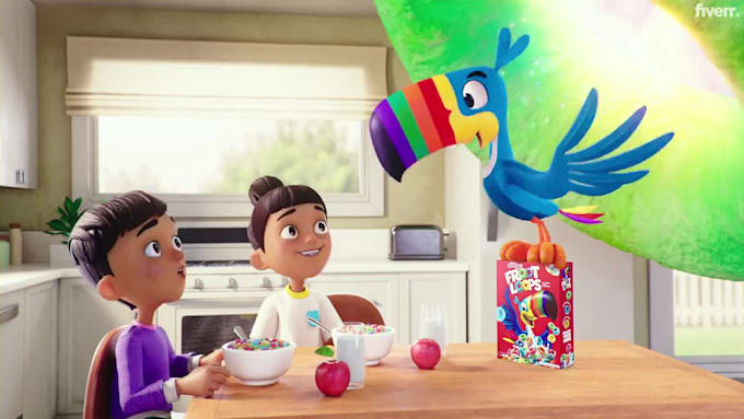 3d animated video, character animation, commercial animation, 3d music ...