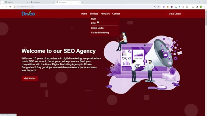 Design react next js custom coded website or web application by Ataharhossain | Fiverr