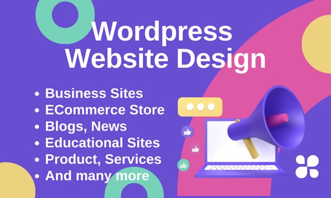 Create wordpress website pro level design by Sadadigital | Fiverr