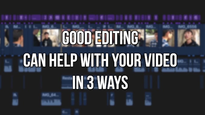 Edit engaging youtube videos with effective storytelling by Agassi_wong ...