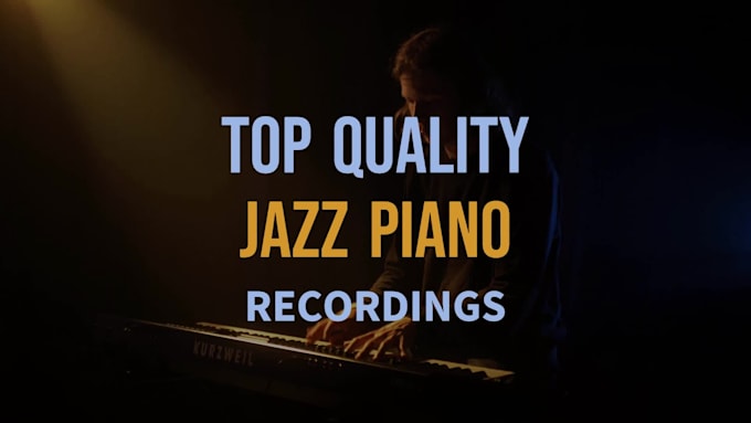 Gravar piano jazzístico e qualquer teclado jazzístico