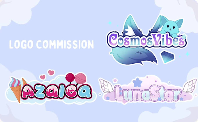 Design cute vtuber logo for twitch discord youtube and kick by ...