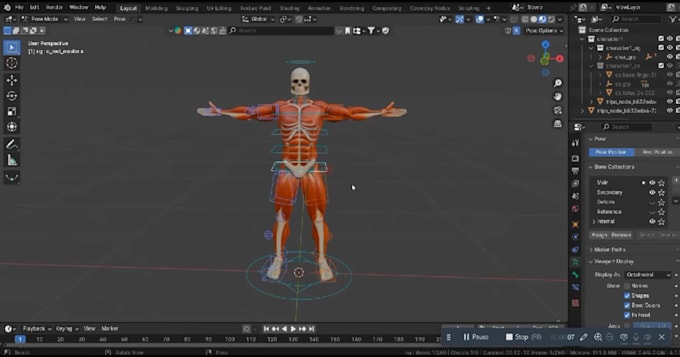 Do expert 3d rigging for games and animation in blender, maya, unity and maximo by Samiaa3d | Fiverr