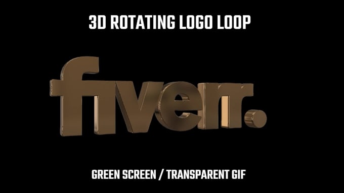 Create 3d spinning logo by Melissa_designs | Fiverr