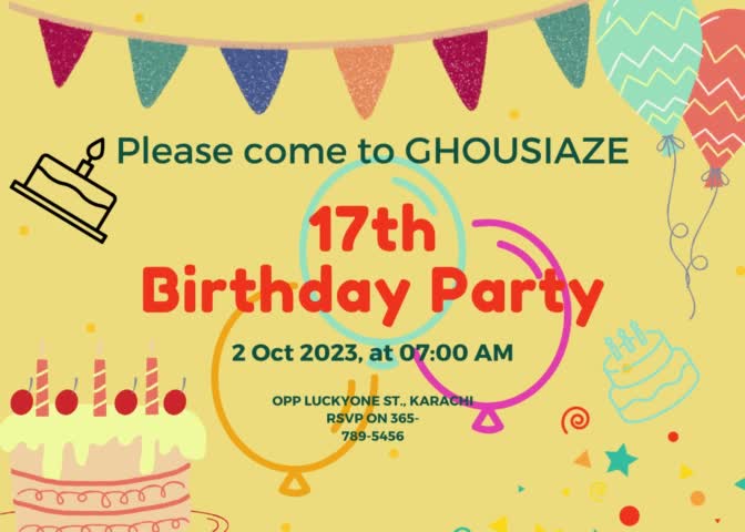 Design birthday card, invitation card, visiting card by Momin32111 | Fiverr