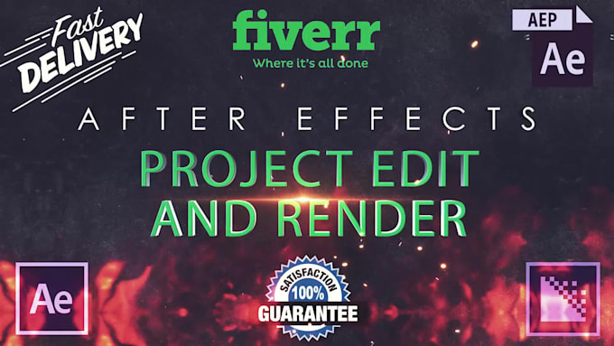 Edit your after effect project or template by Phs777 | Fiverr