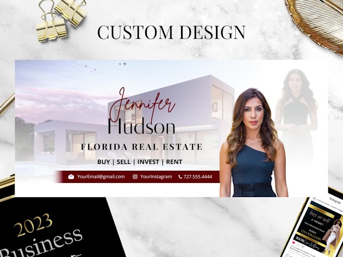 Design professional real estate marketing posts by Anarhos | Fiverr