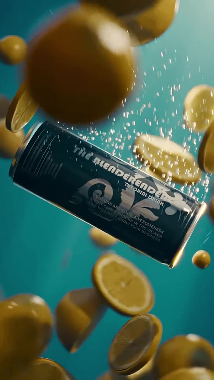 Do 3d beverage animation 3d product animation drink 3d can ads 3d ...