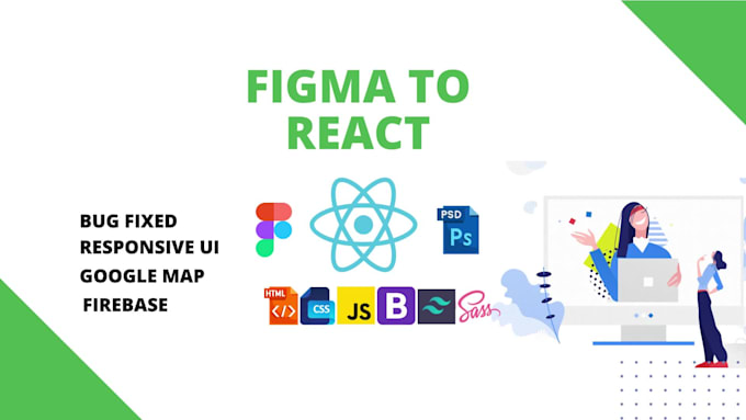 Convert figma designs to responsive react js components by Mamunrub | Fiverr
