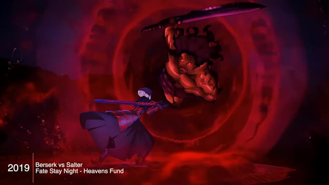 2d japanese fighting anime style animation frame by frame hand draw ...