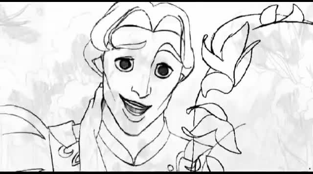 2d traditional pencil drawing frame by frame line art hand drawn ...