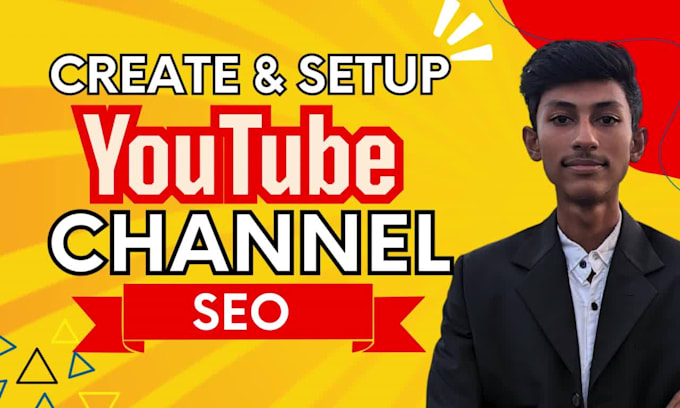 Create and setup your youtube channel with logo banner design and video seo by Mrsomitra | Fiverr