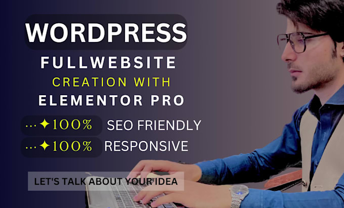 Design wordpress website with elementor pro page builder by Yousufdurrani1 | Fiverr