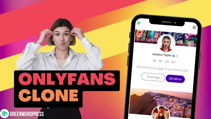 Develop a complete onlyfans clone website with paid content system by ...