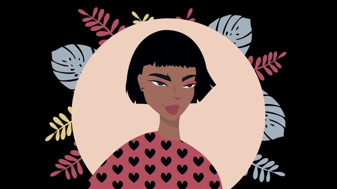 Create a custom made animated gif, motion illustration by Olenakycha ...