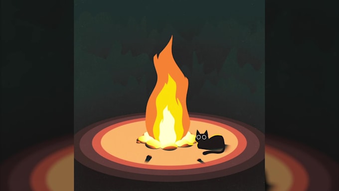 Create a stylish 2d animated gif with original design by Sansanna | Fiverr