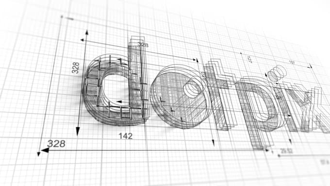 Make blueprint logo animation by Sajedulshawon1 | Fiverr