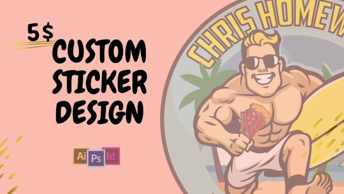 Create awesome sticker, logo, label designs for you by Akilicksd | Fiverr